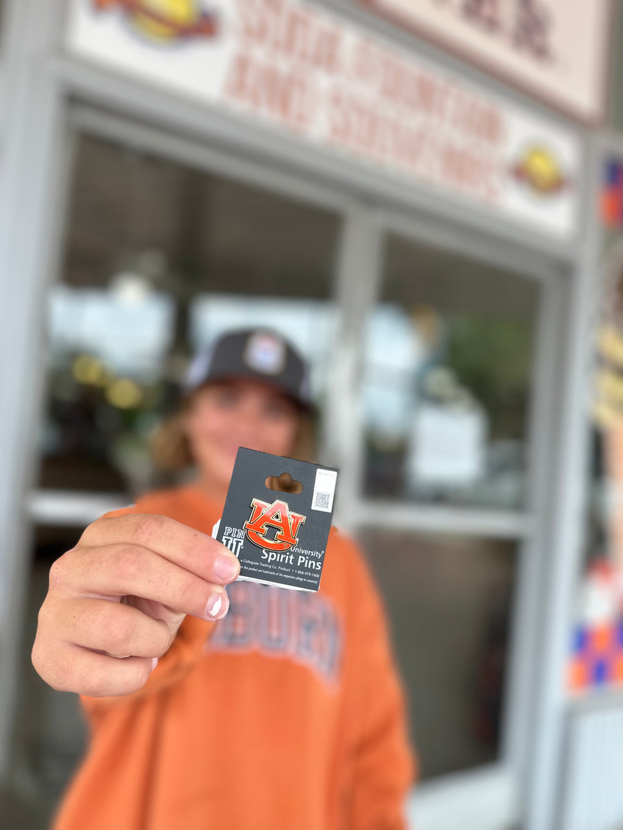 Orange AU pin – Toomer's Drugs