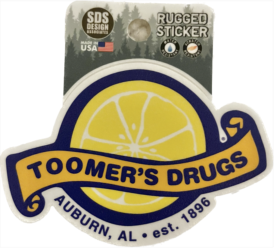 Rugged Lemon Sticker – Toomer's Drugs