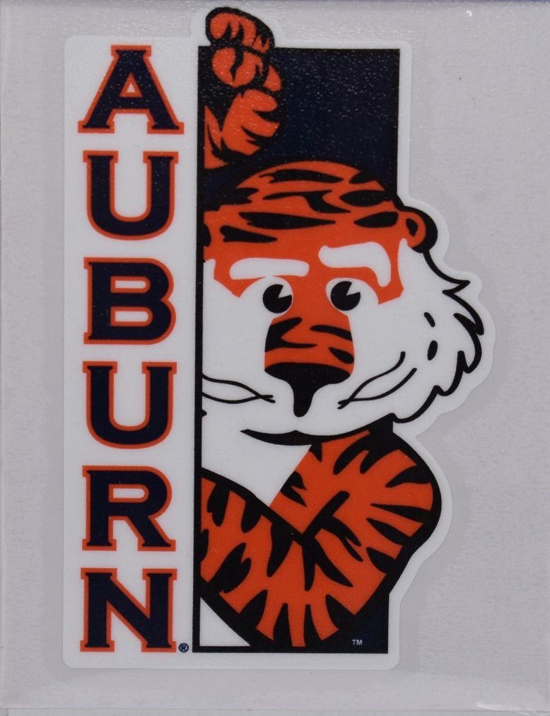 Decal Aubie Vertical Peeking – Toomer's Drugs
