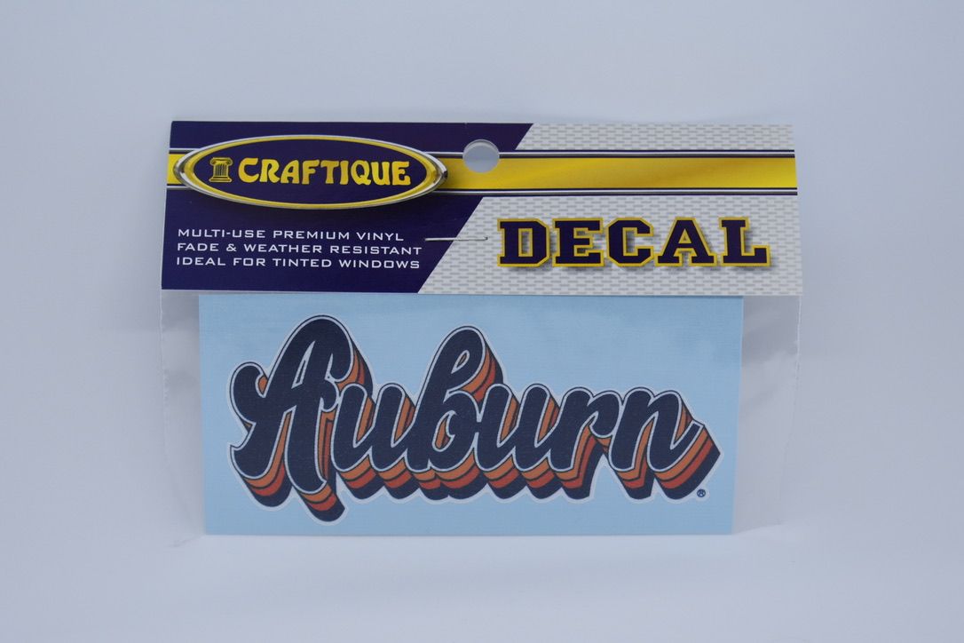 Decal Auburn Script – Toomer's Drugs